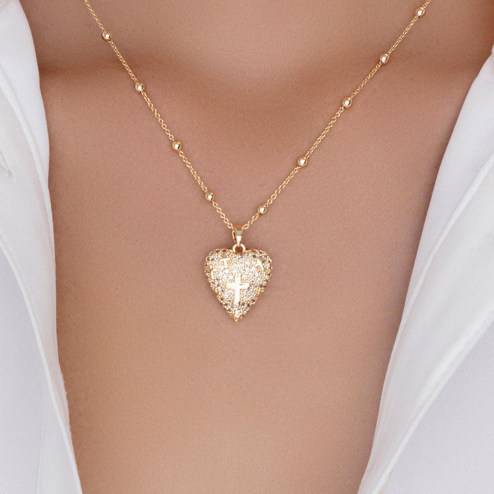 Crystal Cynthia Heart Necklace – Love Stylize