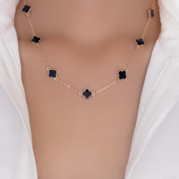 Selena Steffy Necklace (Black) – Love Stylize