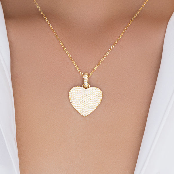 Crystal Sharon Heart Necklace – Love Stylize