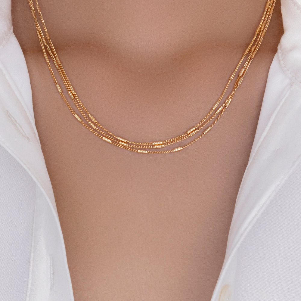 Gold Jamie Necklace – Love Stylize