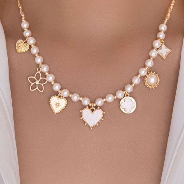 Tracey Heart Charm Necklace – Love Stylize