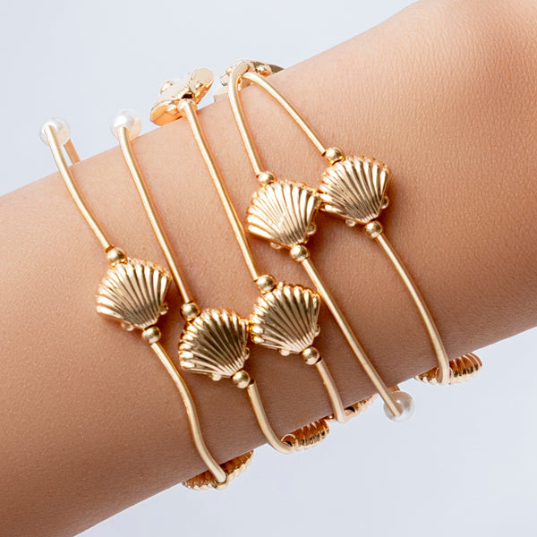 Marie Shell Bracelet Set – Love Stylize