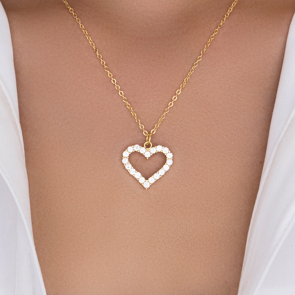 Crystal Jamie Heart Necklace – Love Stylize